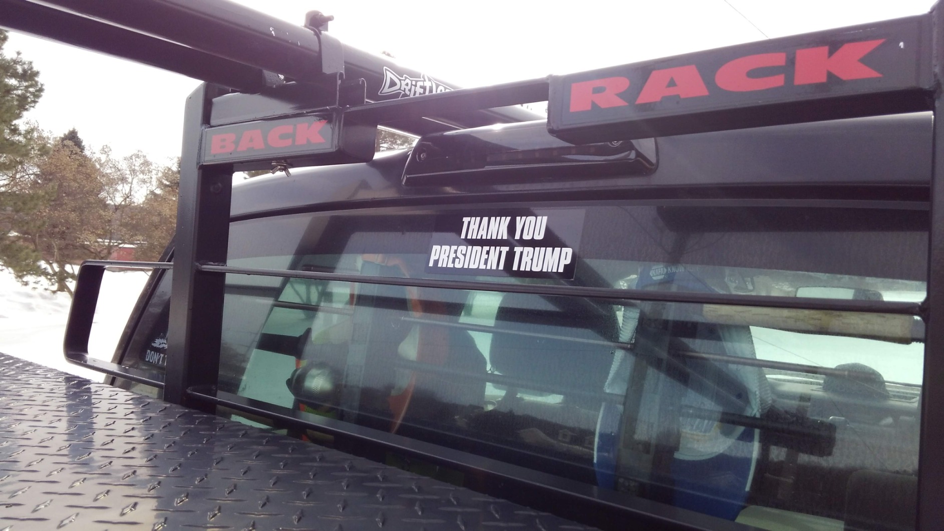 Amazon.com: Thank You President Trump Bumper Sticker (Political Decals ...