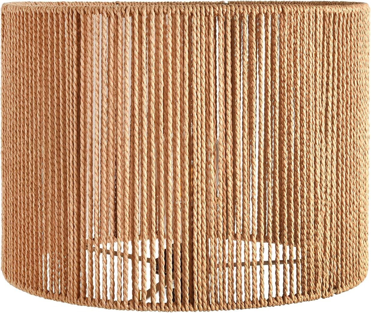 Rattan Lampshades,Woven Wicker Hanging Lamp Covers Shade,Rattan Boho ...