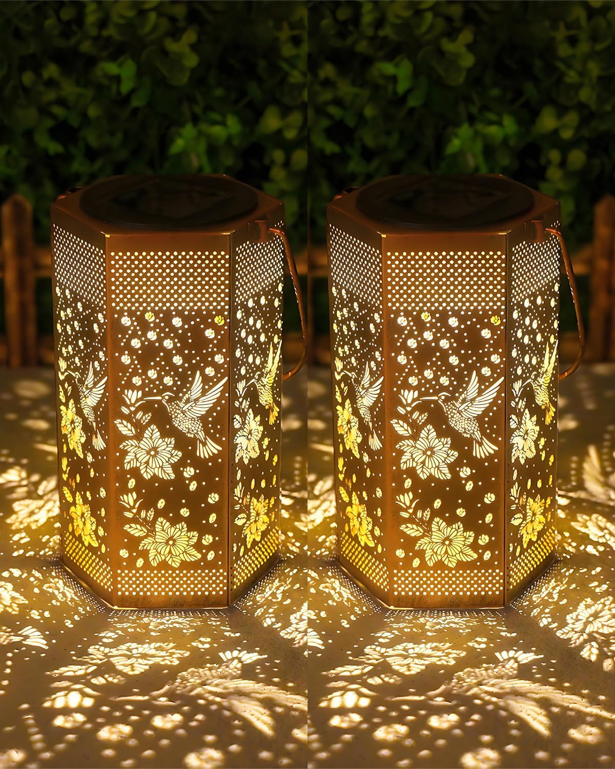 Solar Hummingbird Lantern for Garden Decoration, Birthday Gifts for ...