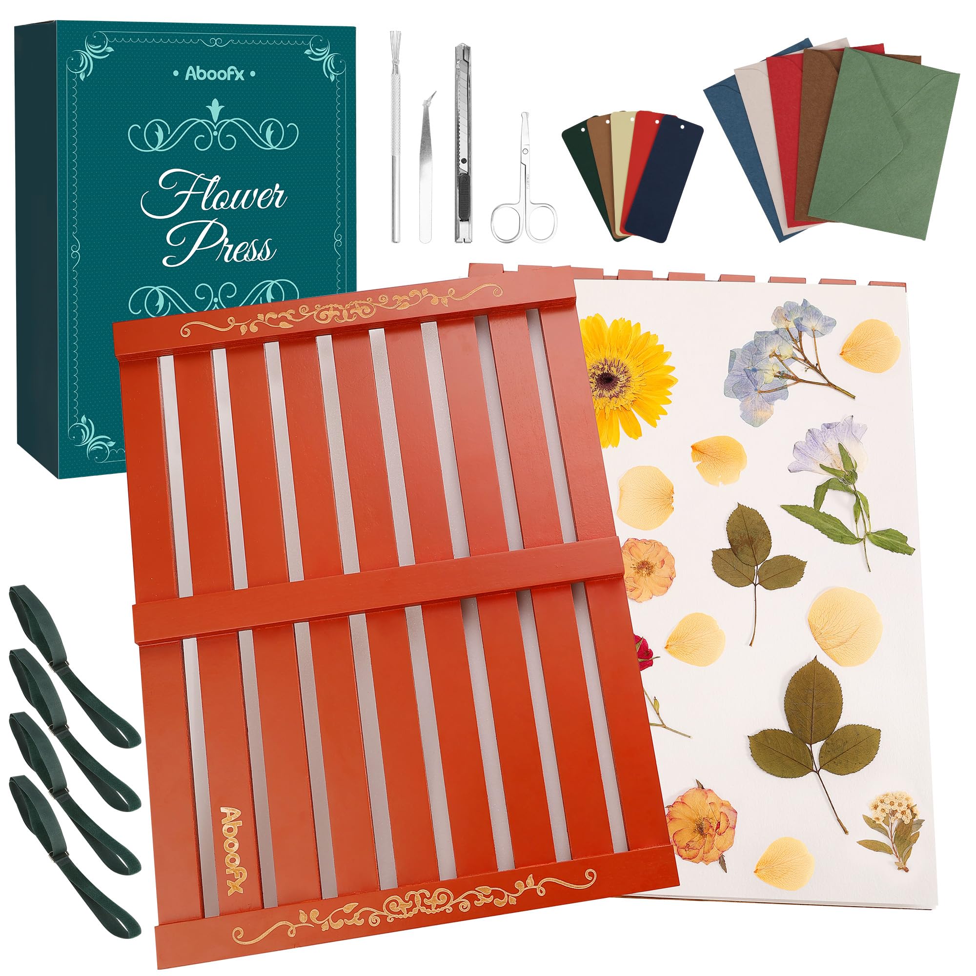 Amazon.com: Aboofx 15.7" x 11.8" Extra Large Flower Press Kit, 8 Layers ...