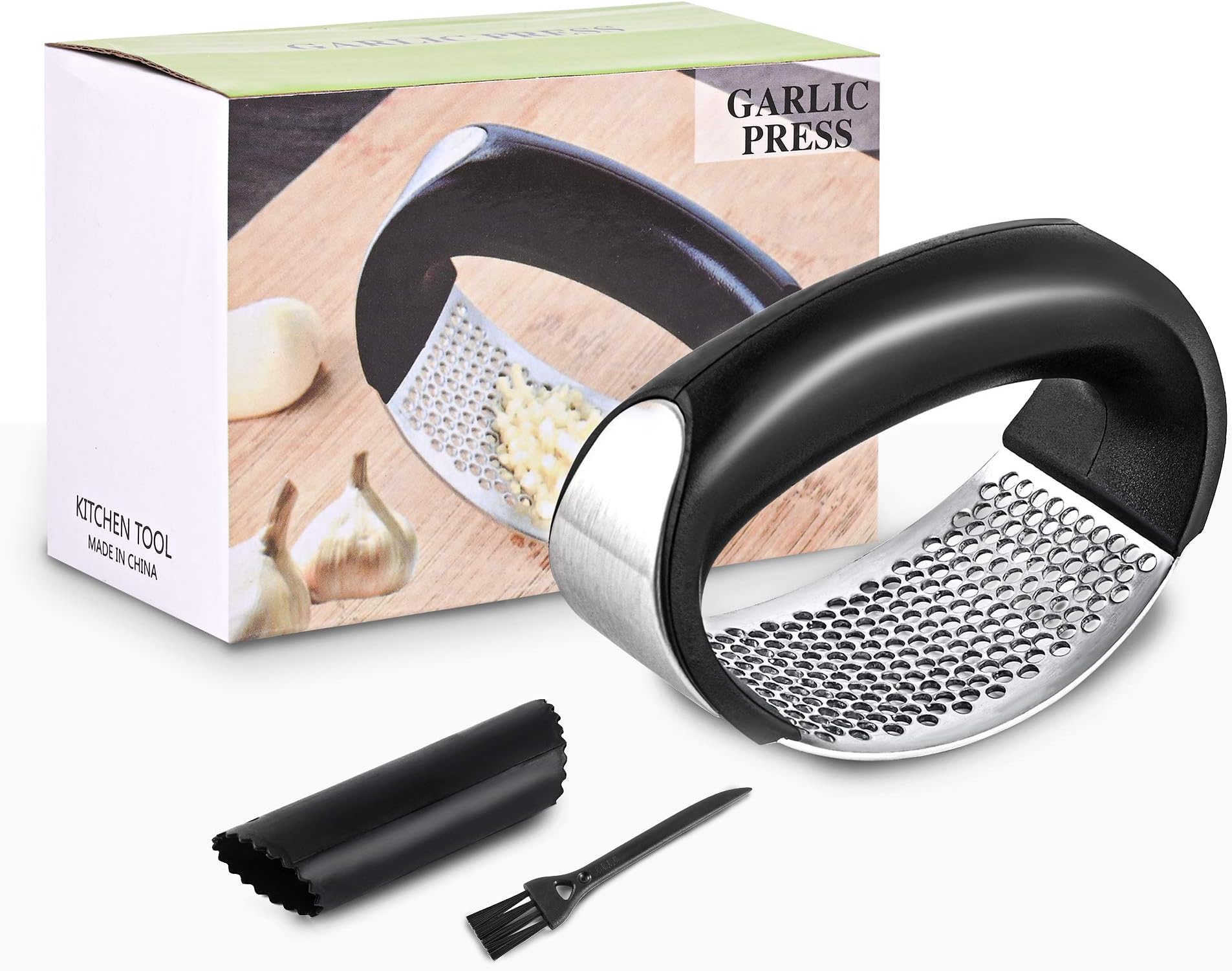 Amazon.com: Garlic Press Crusher Rocker,SZYIKUER Garlic Press Rocker ...