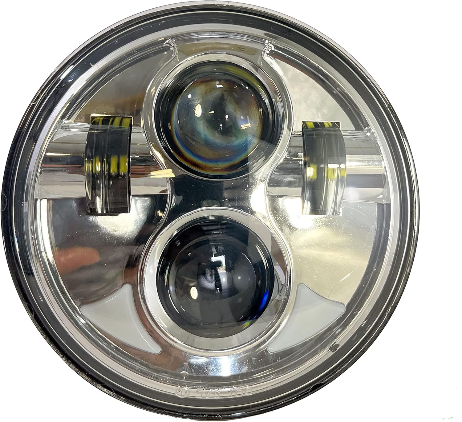 Amazon.com: Genssi 5 3/4 Inch Round LED Projector Chrome Headlight ...