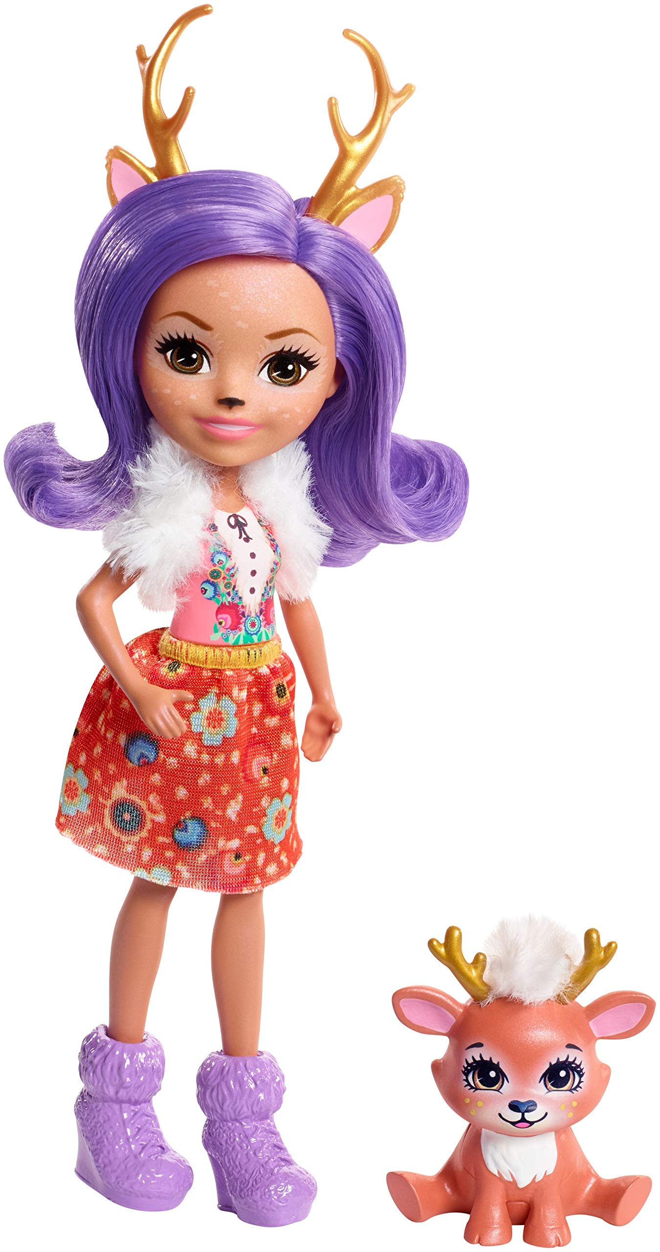 Enchantimals FTN36 Doll Set-Sage Skunk, Danessa Deer, Blyss Bunny ...