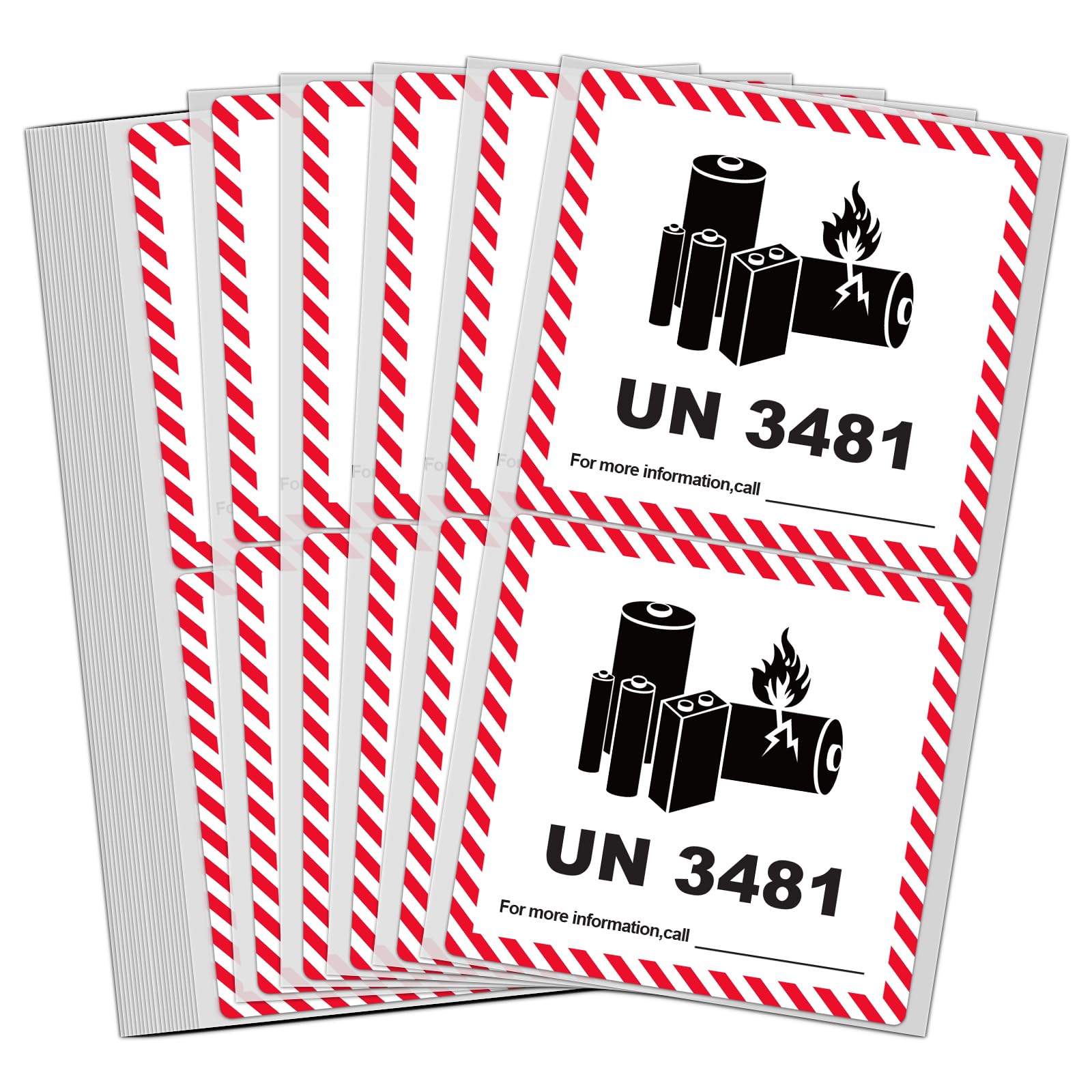Snapklik.com : Anylabel 4.7 X 4.3 Lithium Ion Battery Transport Caution ...