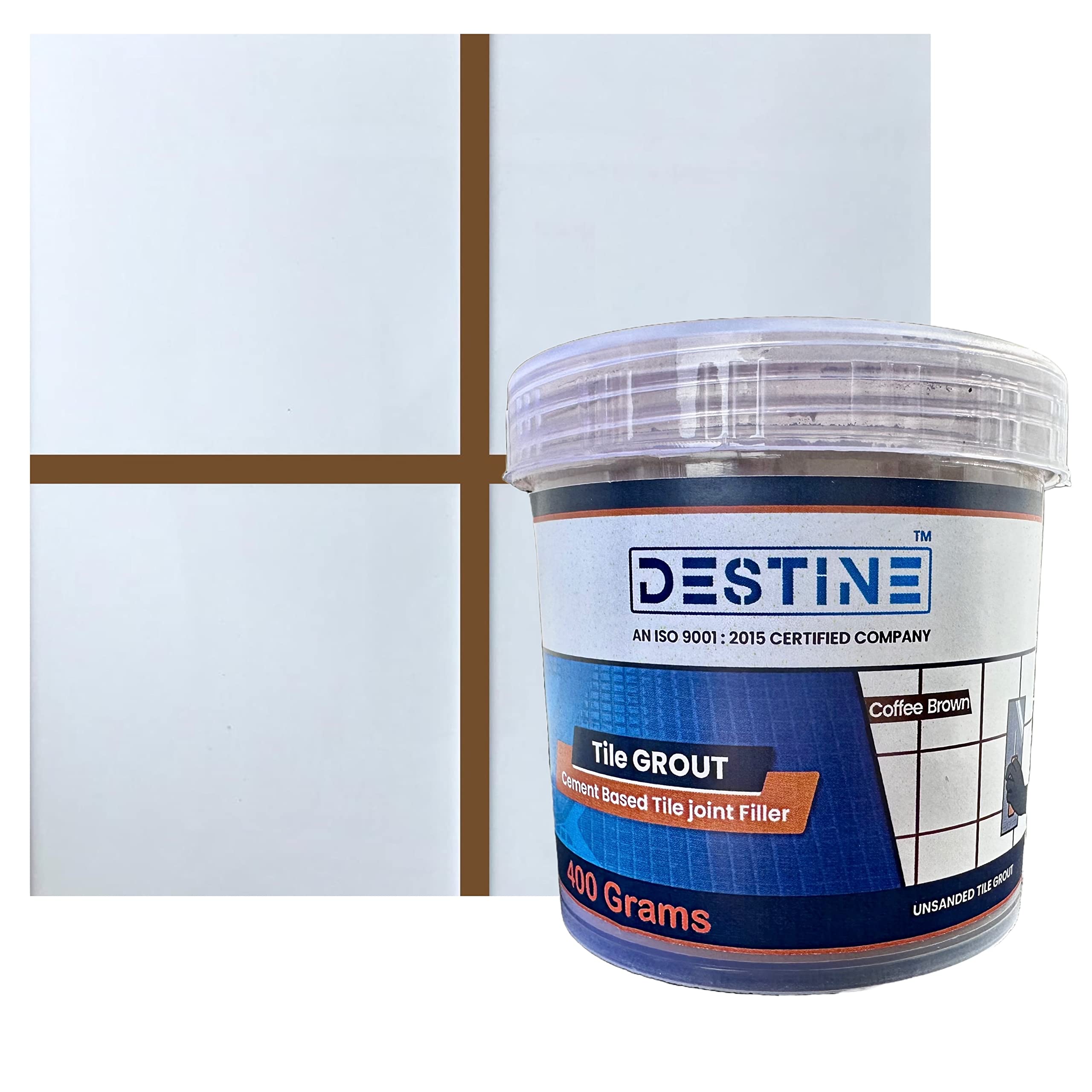 Destine Tile Grout Colour Coffee Brown Packs 100 Gm 400 | Desertcart ...