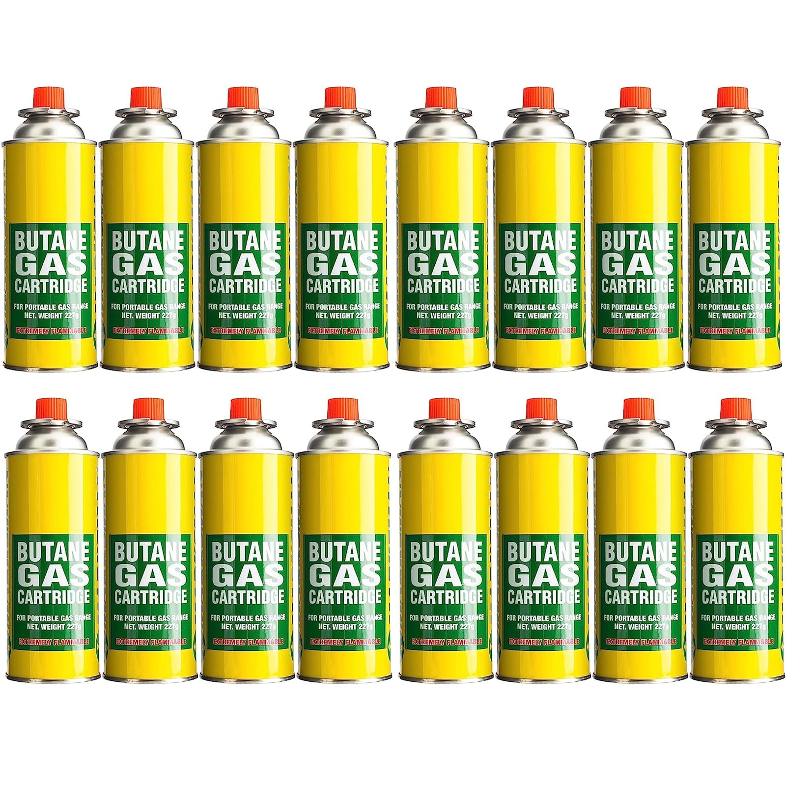 16×Universal Butane Gas Can Bottle Canister BBQ Portable Stove Cookers ...