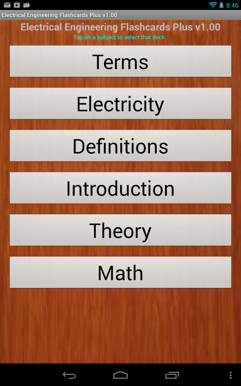 Electrical Engineering Flashcards Plus - App on the Amazon Appstore