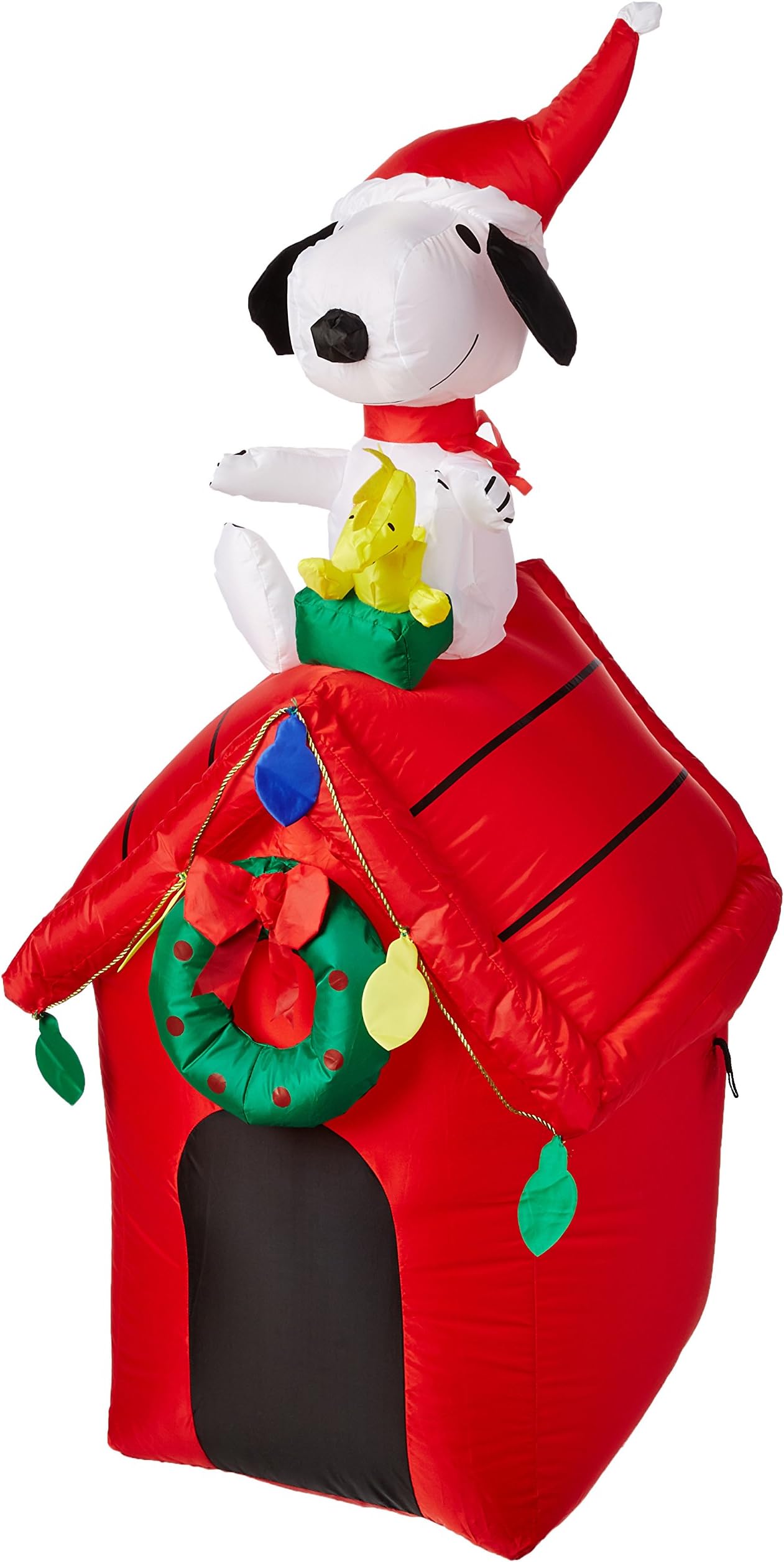 Amazon.com: Gemmy Peanuts Snoopy Airblown Inflatable 4' Doghouse ...