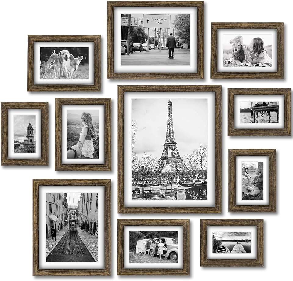 5x7 photo desktop collage frame 3 openings - noteatila