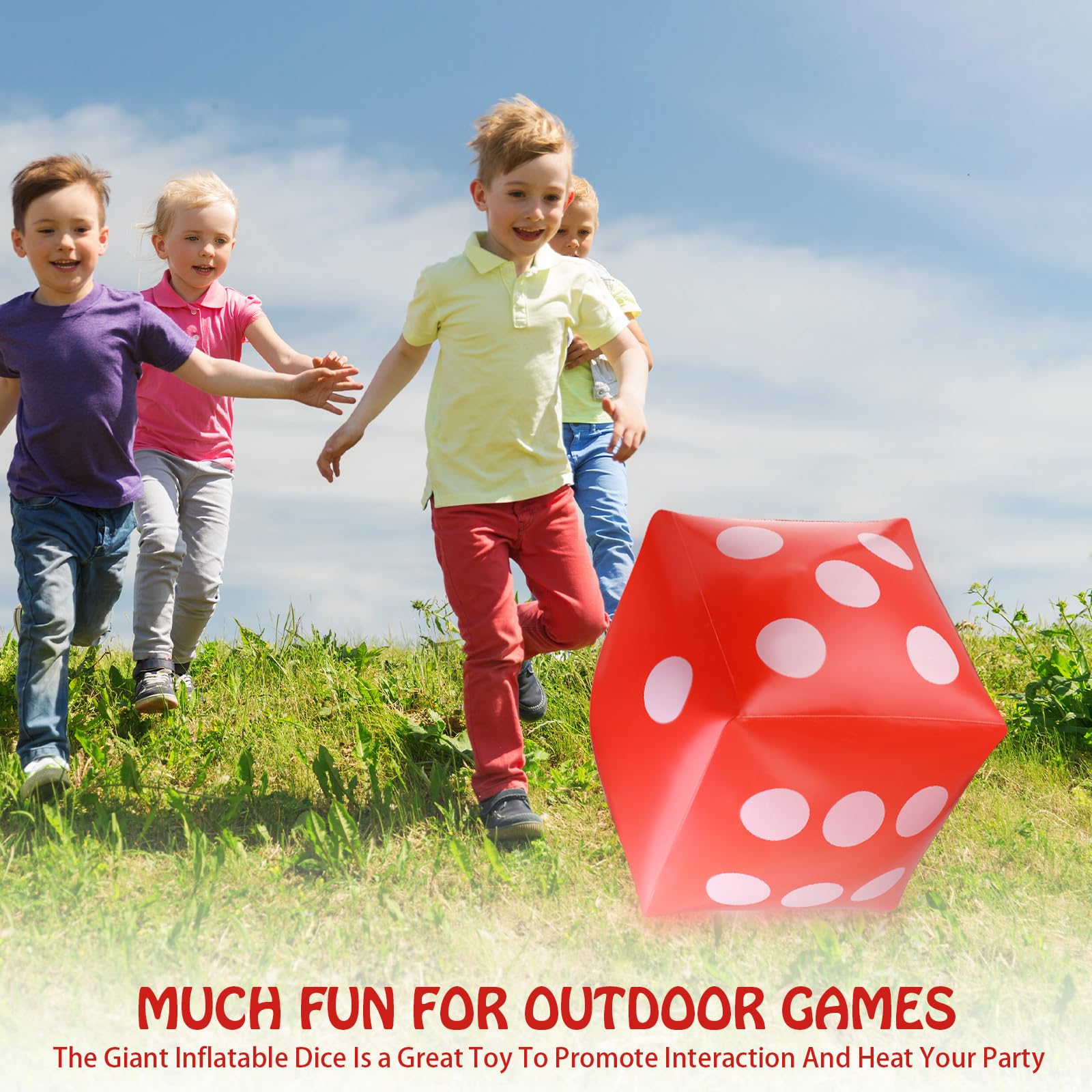 Snapklik.com : 3 Pack Large Inflatable Dice Jumbo Giant Inflatable Dice ...