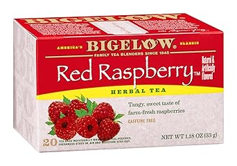 Amazon.com : Bigelow Tea Herbal Tea - Red Raspberry - Case of 6 - 20 ...