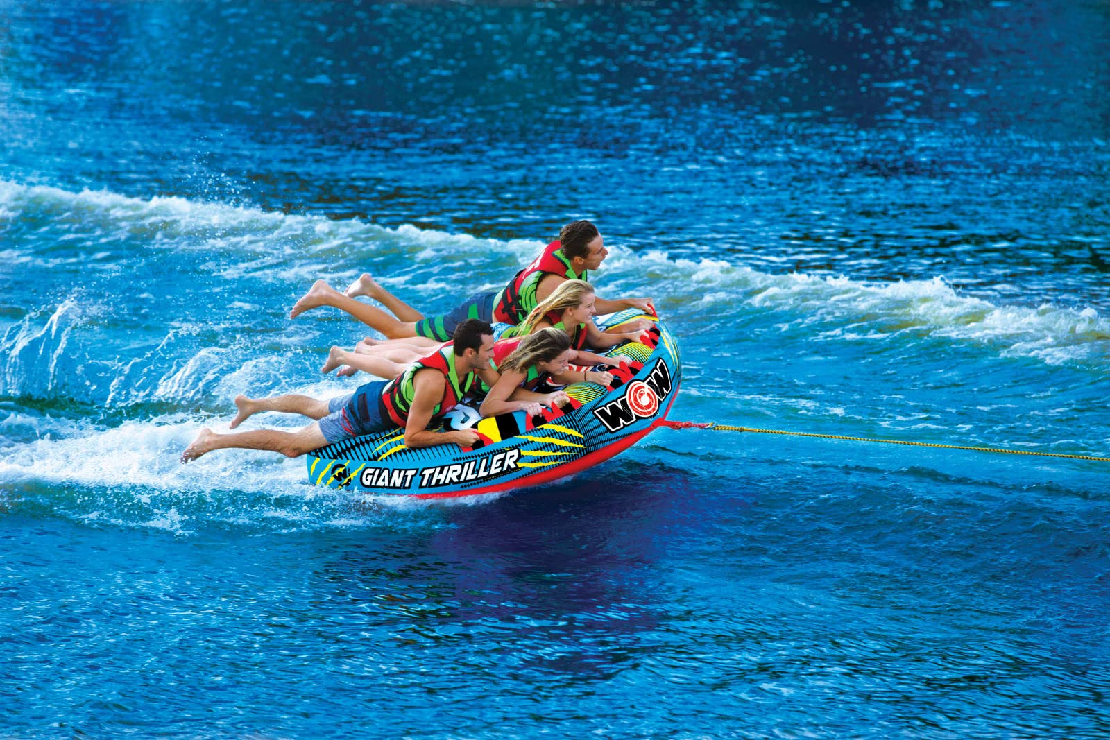 Snapklik.com : WOW Sports Towable Deck Tube For Boating