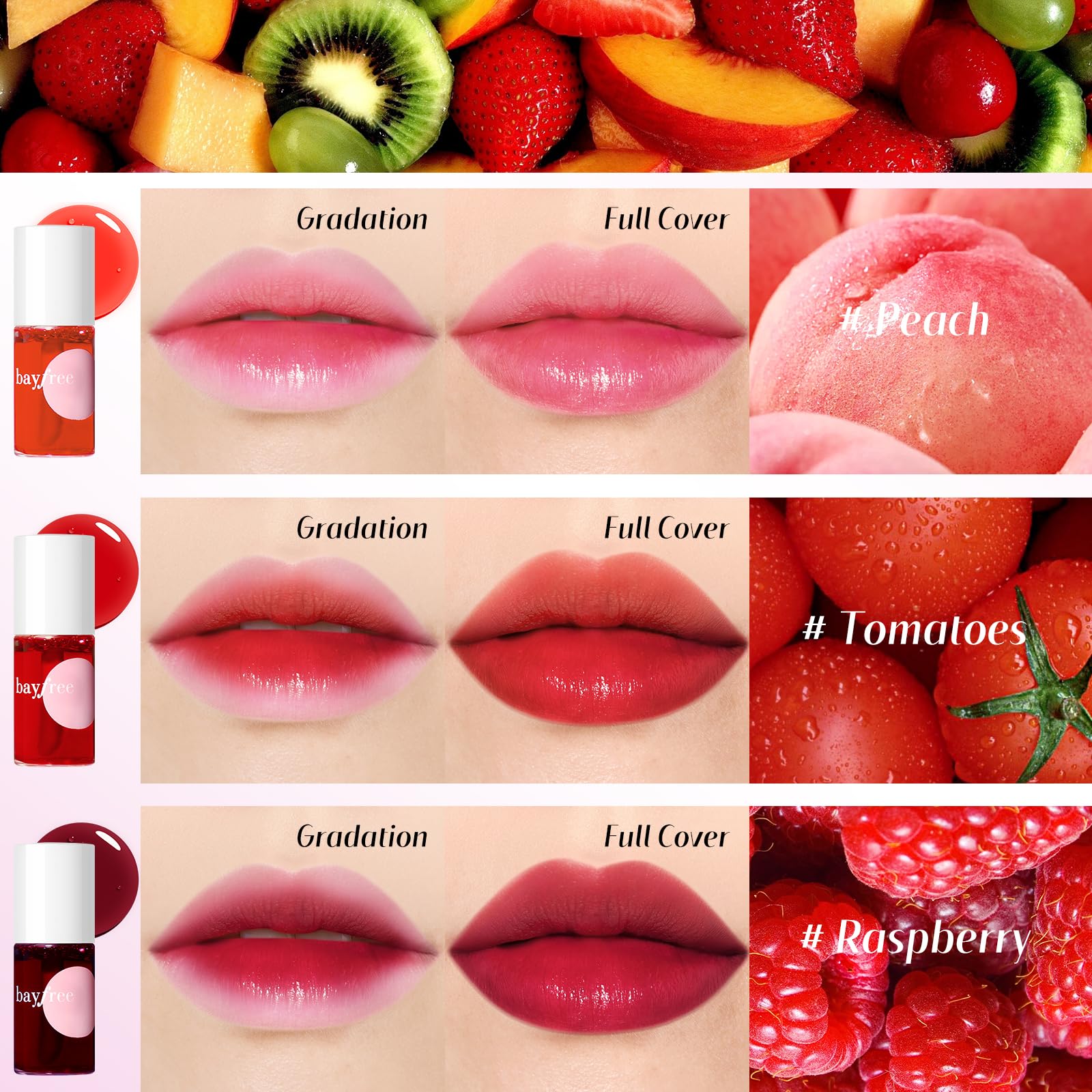 Snapklik.com : Bayfree Lip Tint Stain Set, Lip Stain Long Lasting ...