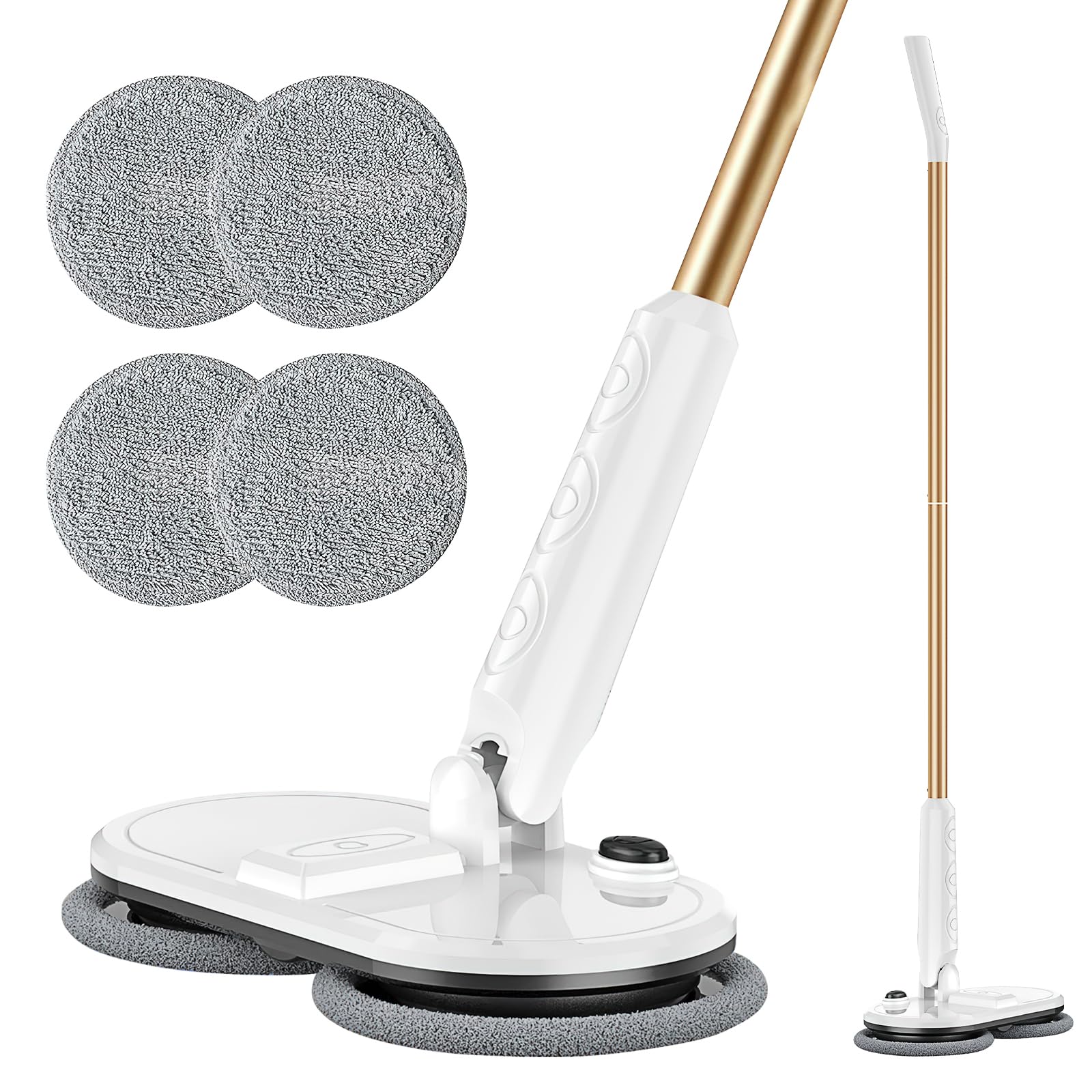 Electric Mop, Cordless Electric Mop, Rechargeable Spin Mop, Up to 60 ...
