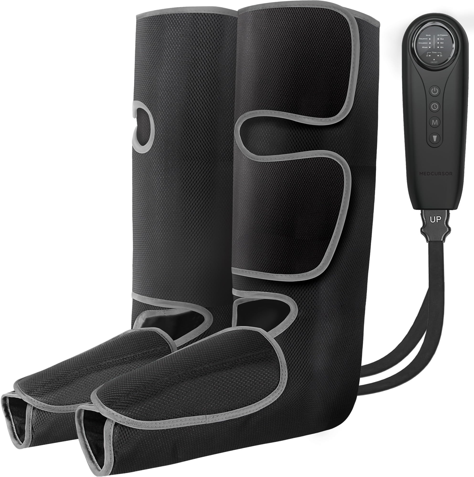 Amazon.com: Medcursor Air Compression Leg Massager, Calf and Foot ...