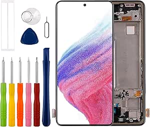 Amazon.com: [Supports Fingerprints][with Frame] Duotipa New OLED Display Screen Digitizer ...