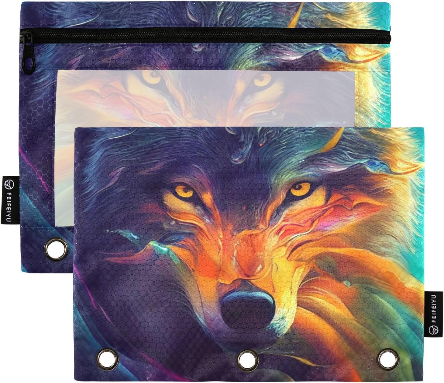Amazon.com : Bokkoy Docile Wolf Personalized Flip Folder Two Pack 3 ...