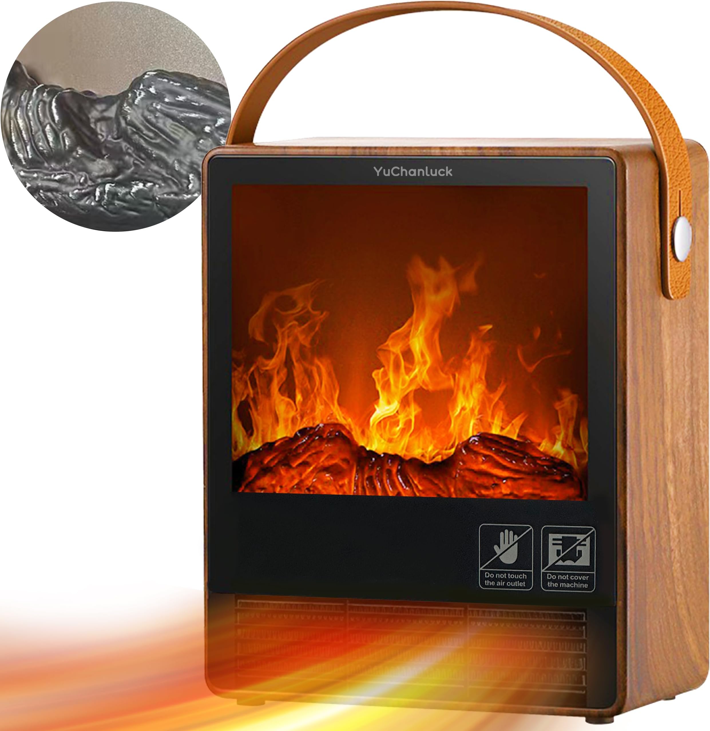 Amazon.com: Portable Electric Fireplace Heater for Indoor Use,Fake ...