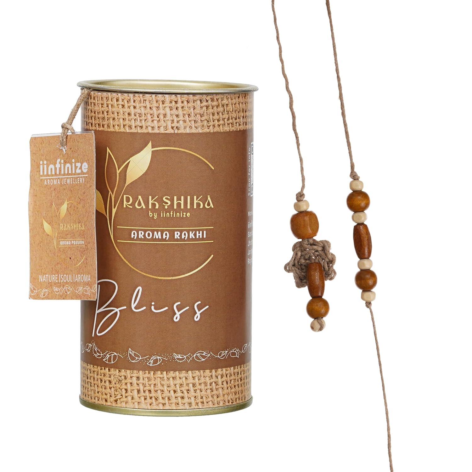 Buy iinfinize Aroma Rakhi Natural Bliss Aromatic Rakhi Handmade ...