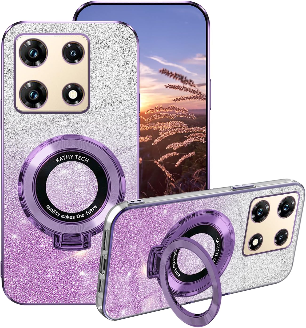 Amazon.com: Funda para Infinix Note 40 Pro Plus Fundas de silicona con ...