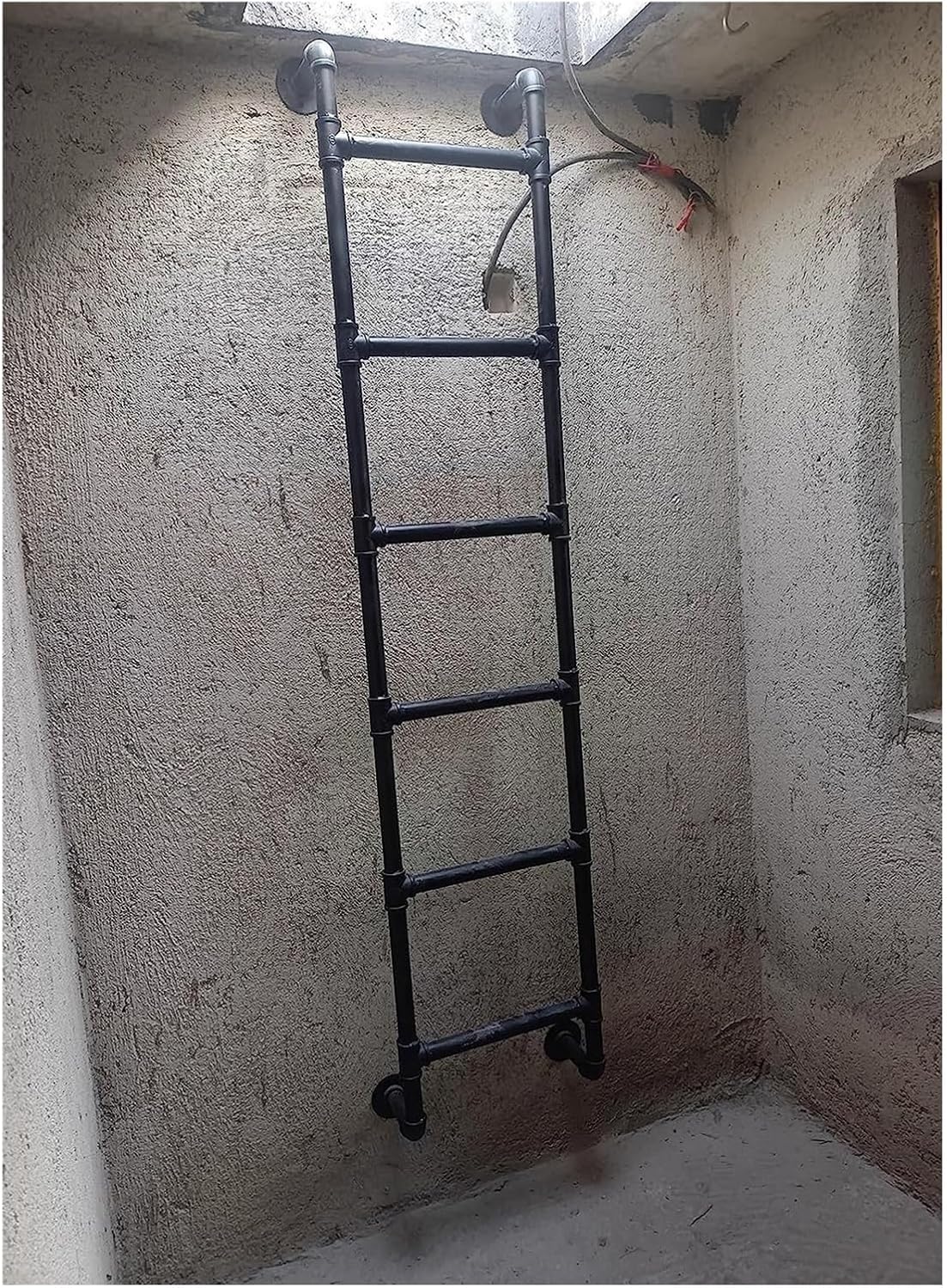 Cellar/Underground Storage Room Safety Climbing Ladder, Iron Steps ...