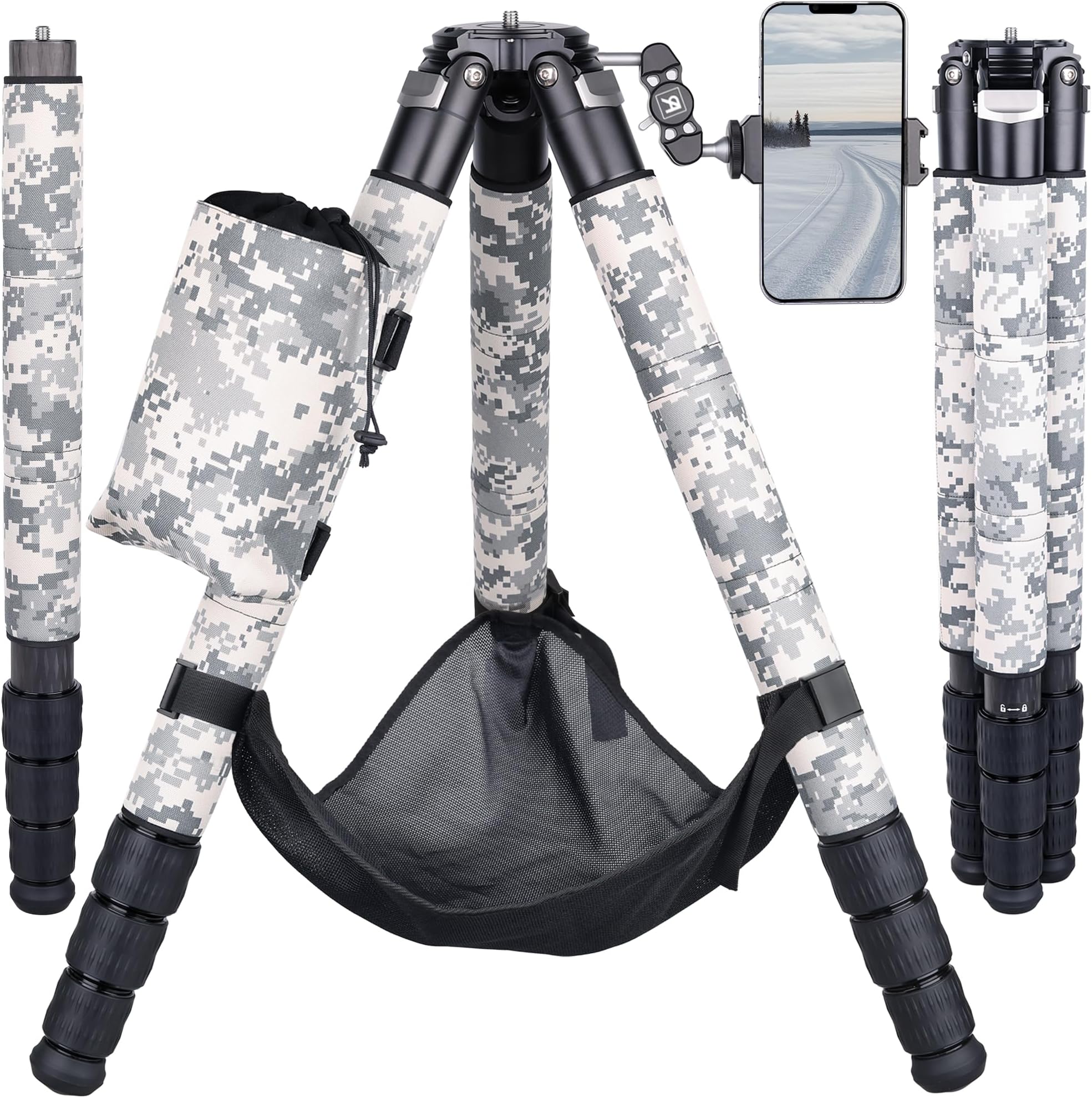 Amazon.com : Carbon Fiber Tripod Camera Tripod Monopod ARTCISE CS90C ...