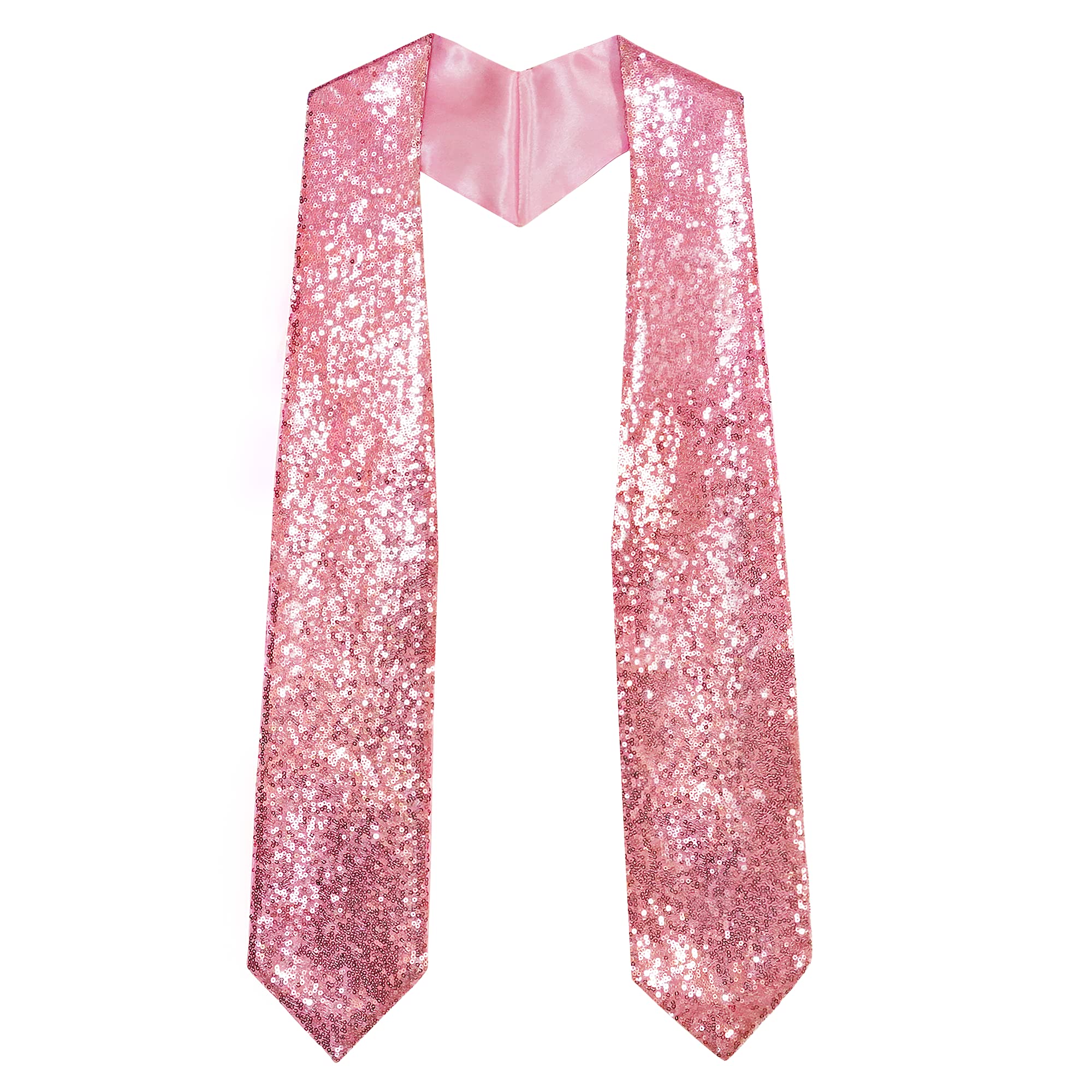 Graduation Stole Sequin Graduate Honor 64 '' Unisex Adult Plain Sash ...