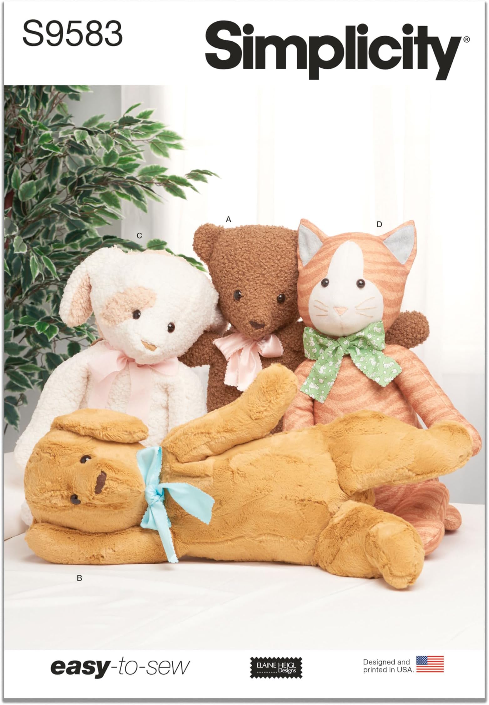Simplicity SS9585OS UNDEFINED Stuffed Craft OS (One Size Only) : Amazon ...