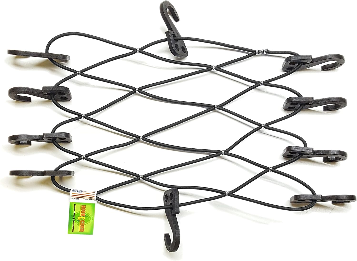 Secure IT Quick - 3/16" Light Duty Bungee Cord Cargo Net 15 Inches X 12 ...