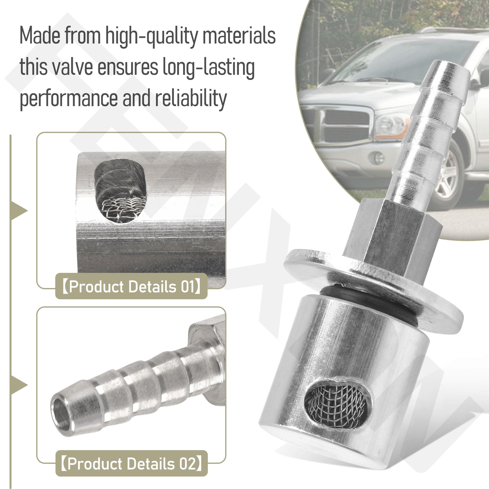 Detachable Tank Vent Line Part Gas Tank Vent Fuel Tank Rollover Vent ...