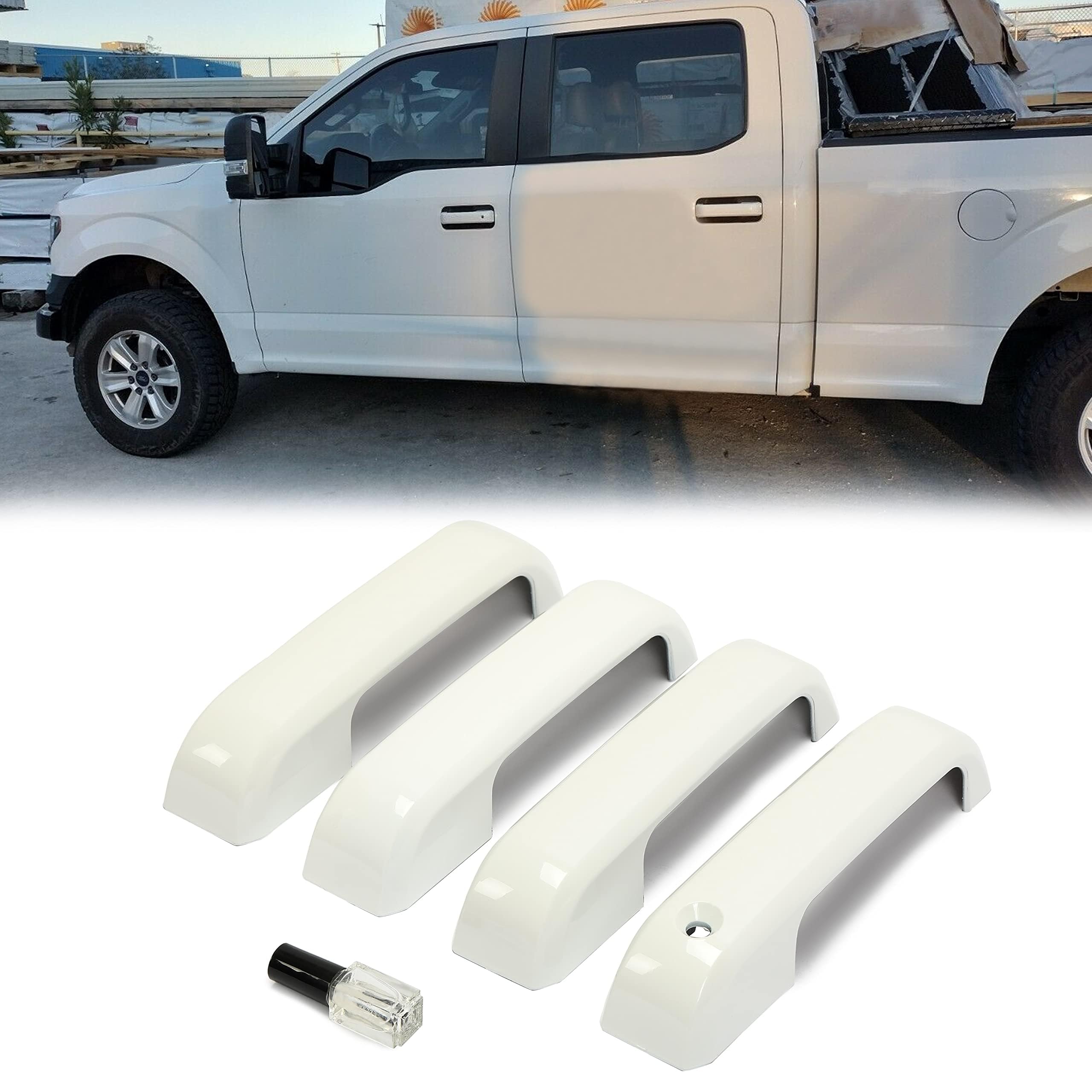 HECASA Door Handle Covers Trims Compatible with 2015-2020 Ford F150 ...