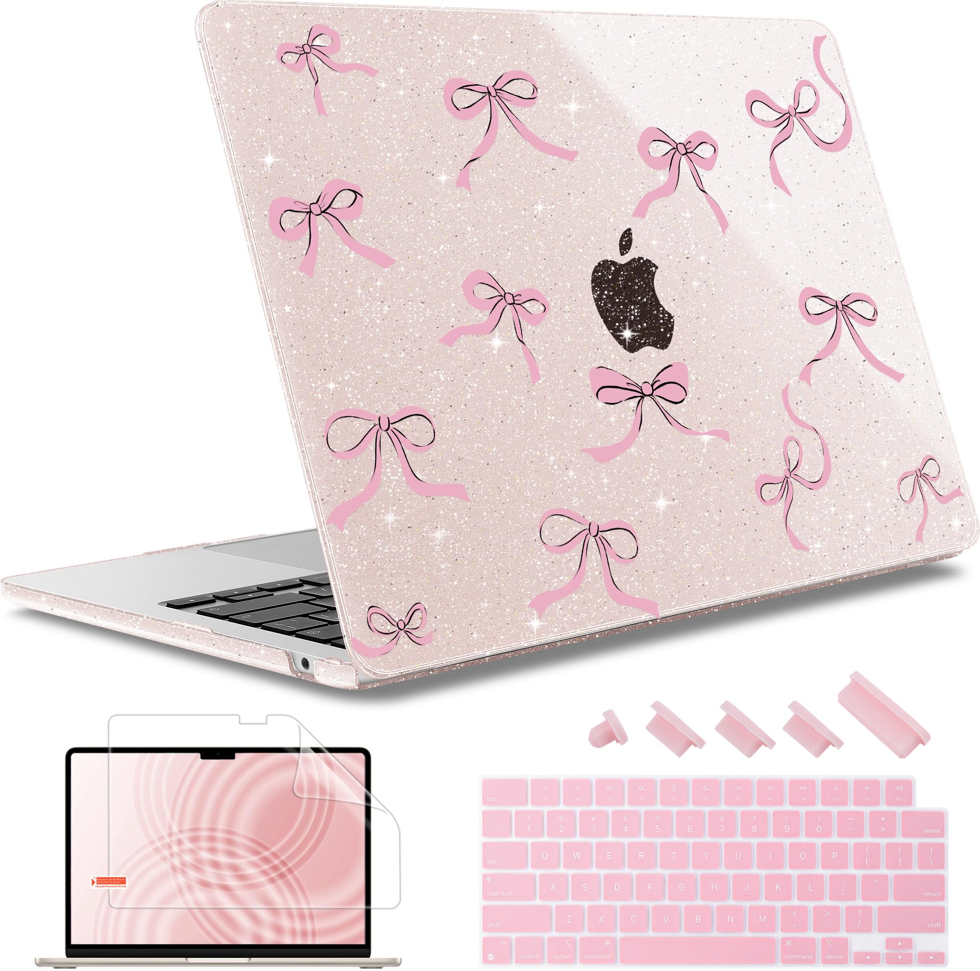 Amazon.com: May Chen Compatible with M3 MacBook Air 13 inch Case A3113 ...