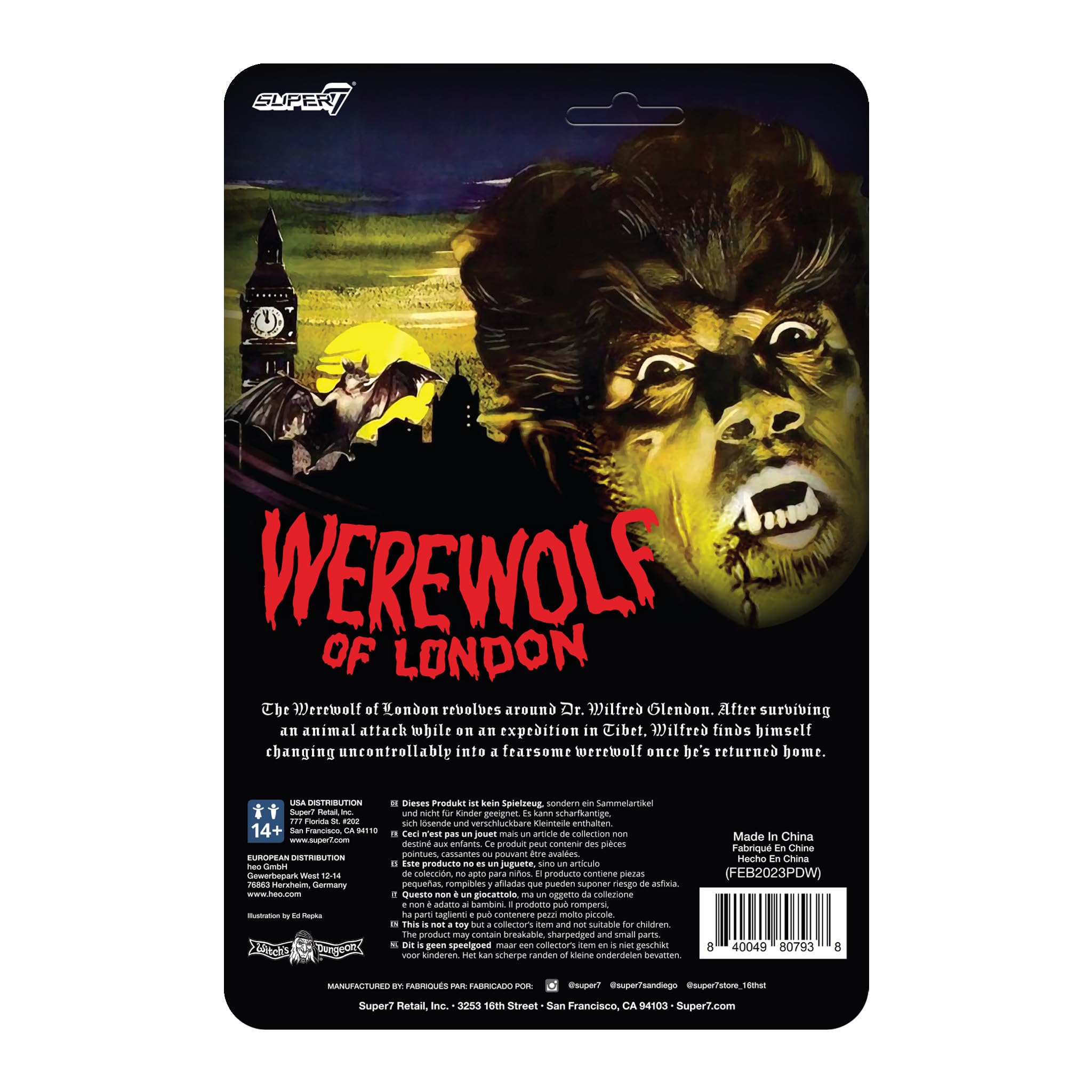 Snapklik.com : Universal Monsters Werewolf Of London - 3.75" Universal ...