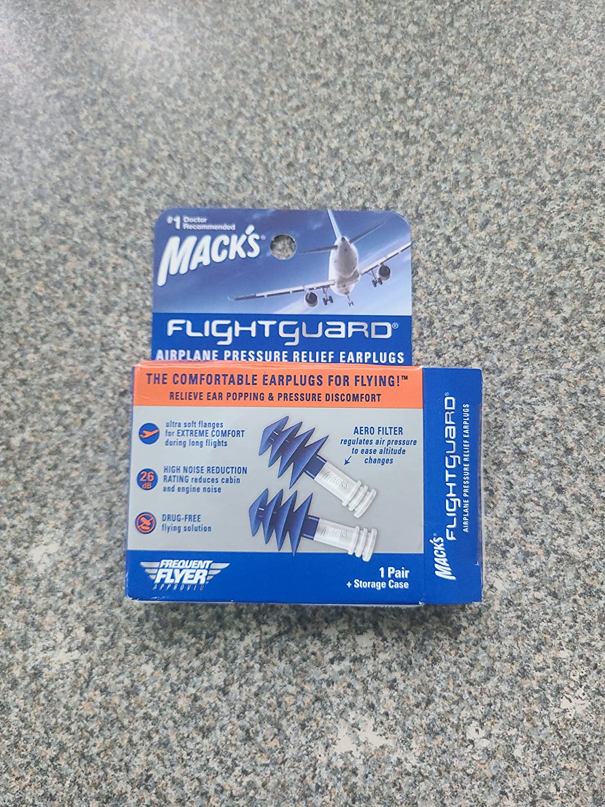 Amazon.com: Mack’s Flightguard Airplane Pressure Relief Earplugs – 26dB ...