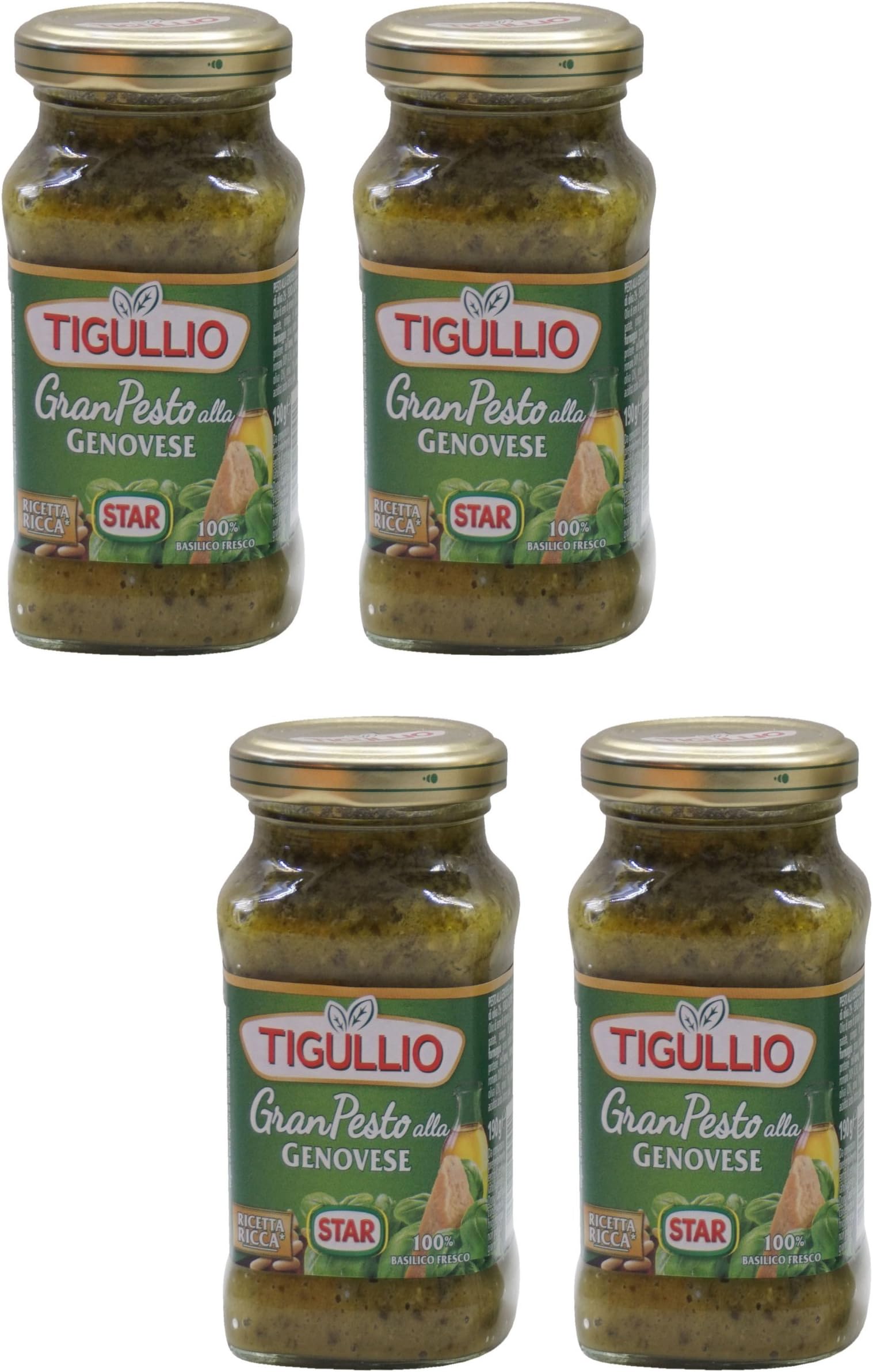 Amazon.com : Tigullio:"Gran Pesto Radicchio e Speck" Pesto with Red ...