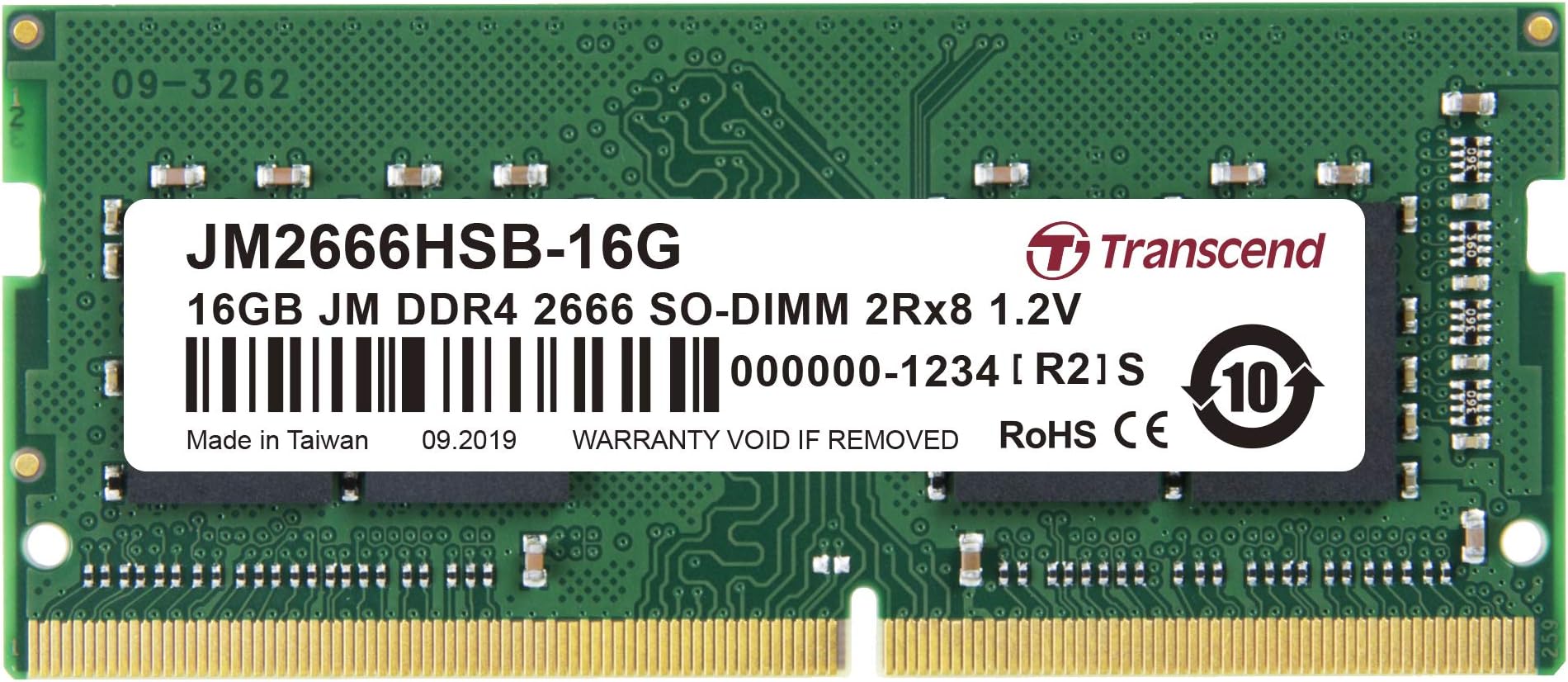 Amazon.in: Buy Transcend 16GB DDR4 2666 Laptop Memory, JetRam, DRAM ...