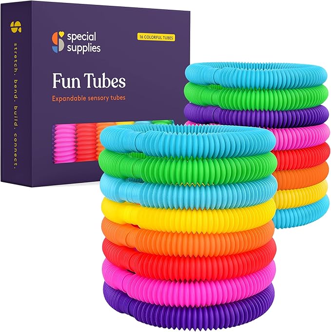 Amazon.com: Special Supplies Fun Pull and Stretch Tubes for Kids - Pop ...