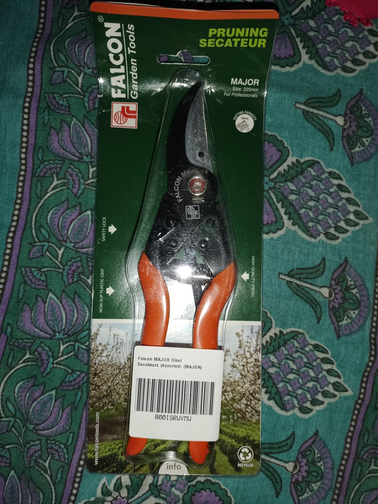 Falcon Pruning Secateurs (by Pass Type) - Major(, Steel Handle with PVC ...