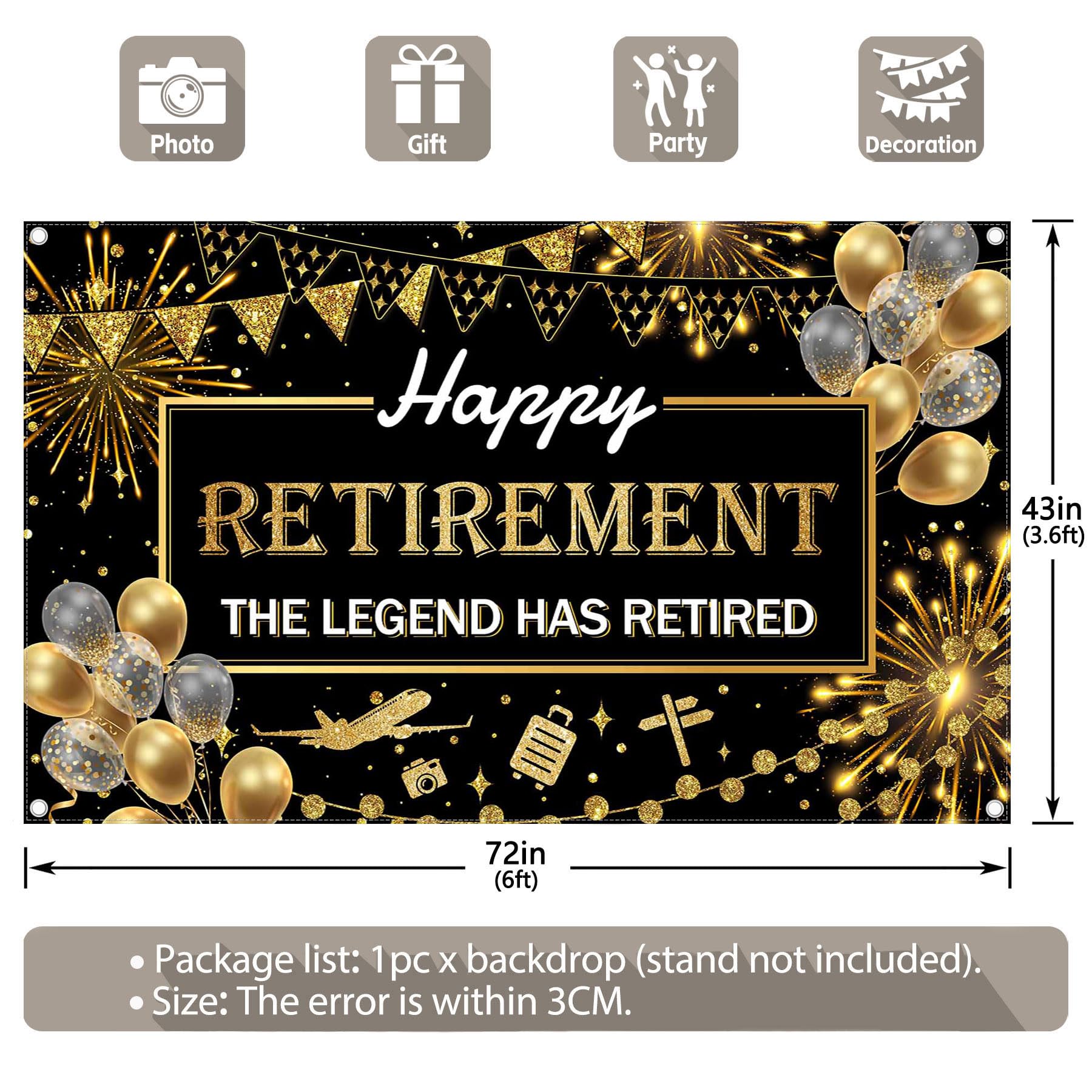 Thigh High Leg Warmers Retirement Banner - "Officially Retired Not My ...