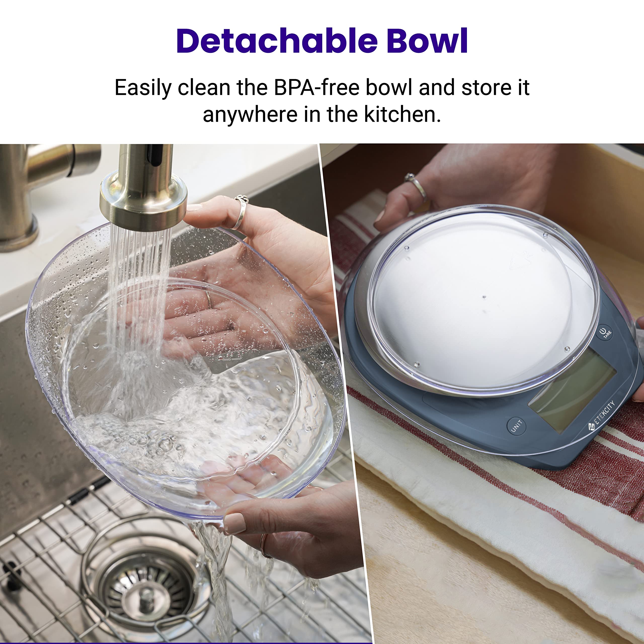 Snapklik.com : 01g Food Scale, Bowl, Digital Grams And Ounces For ...