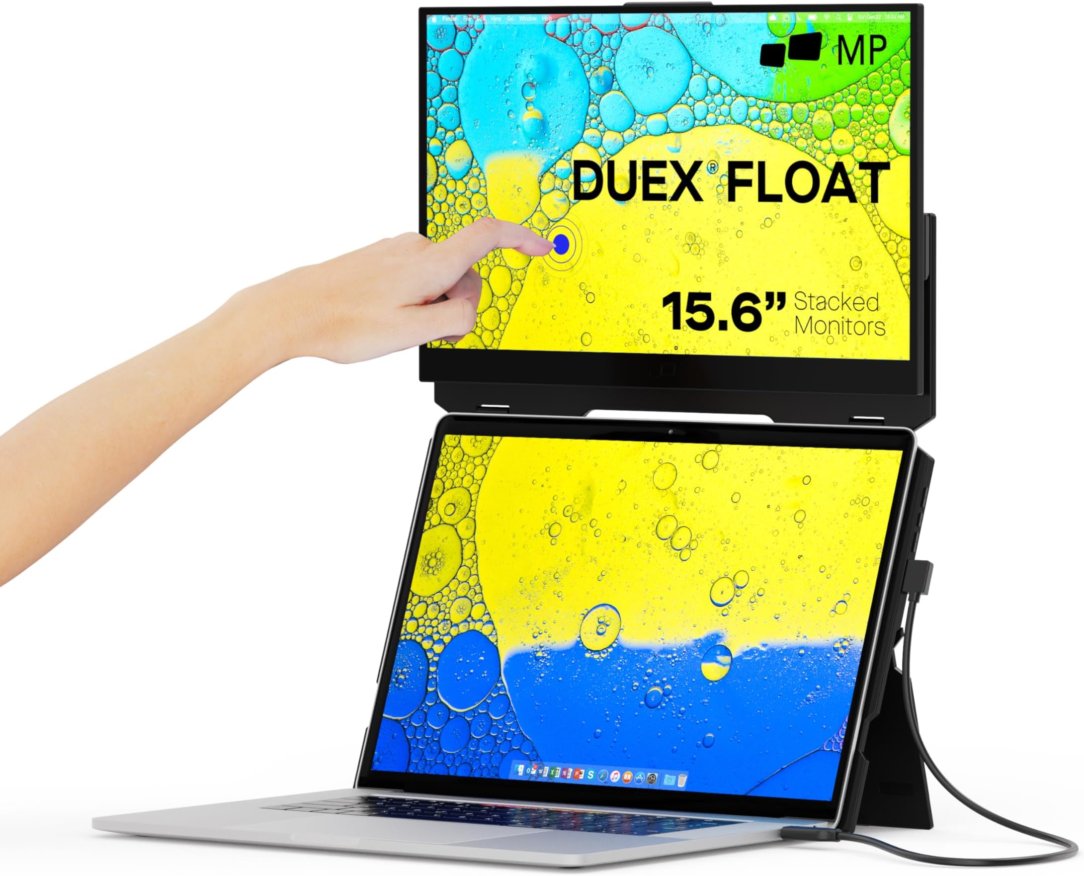 Amazon.com: Duex Float Mobile Pixels 15.6" Stacked Portable Screens ...