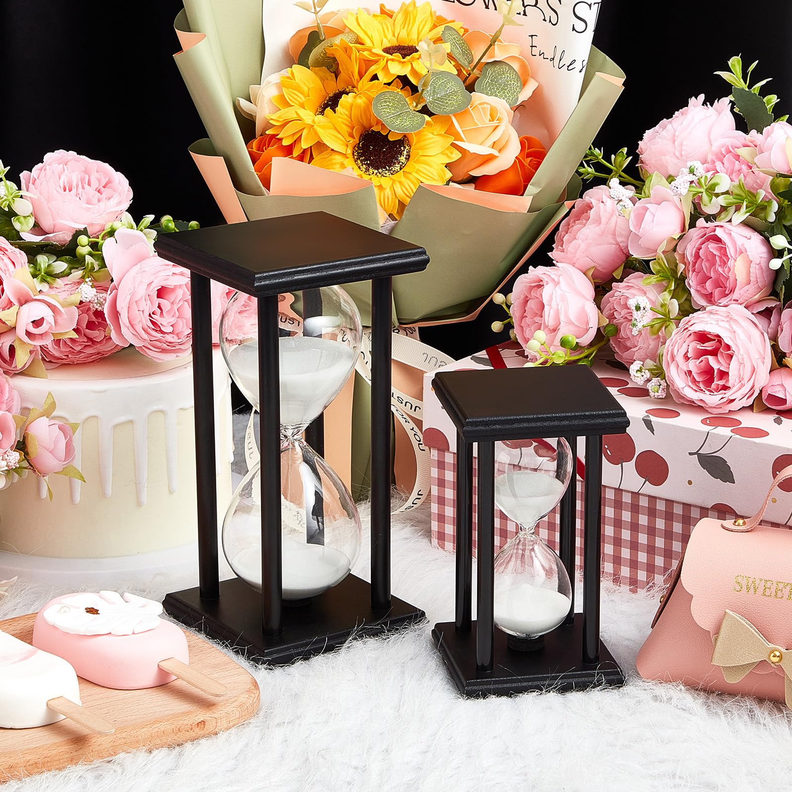 Snapklik.com : Kanayu 2 Pieces 60 Minutes Hourglass Sand Timers 30 ...