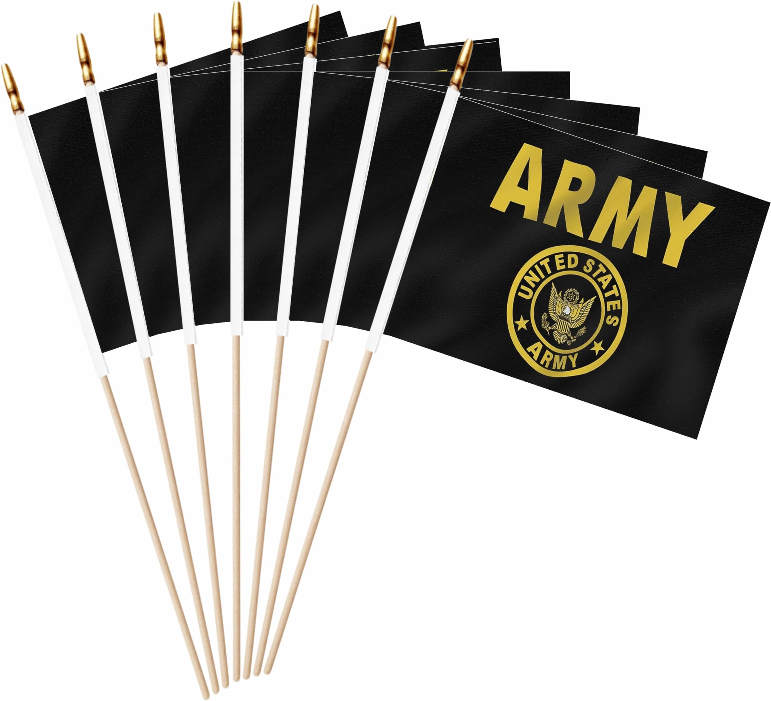 Amazon.com : LyButty 22 Pack All Branches Military Service Flags Set ...
