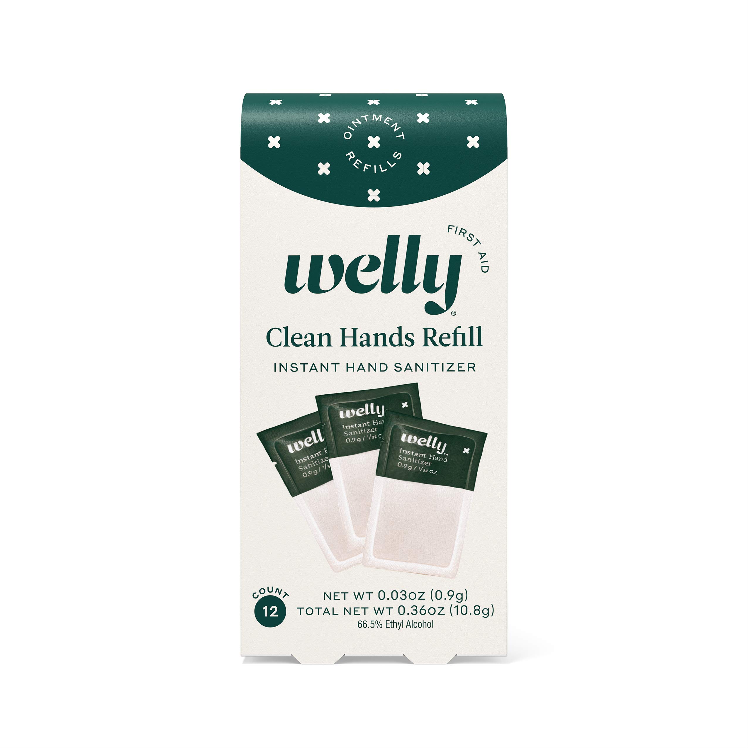 Welly Hand Sanitizer Replenishment Pack 12 Count - Sandyswim