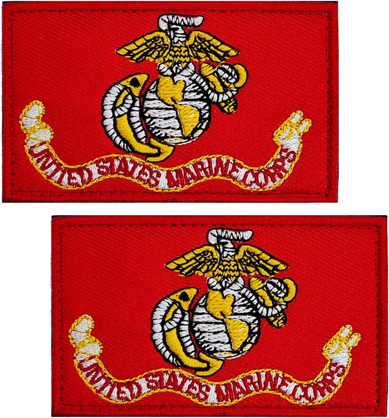 Amazon.com: SoKoot USA US Marine Corps Flags Patch Marine Corps Flag ...