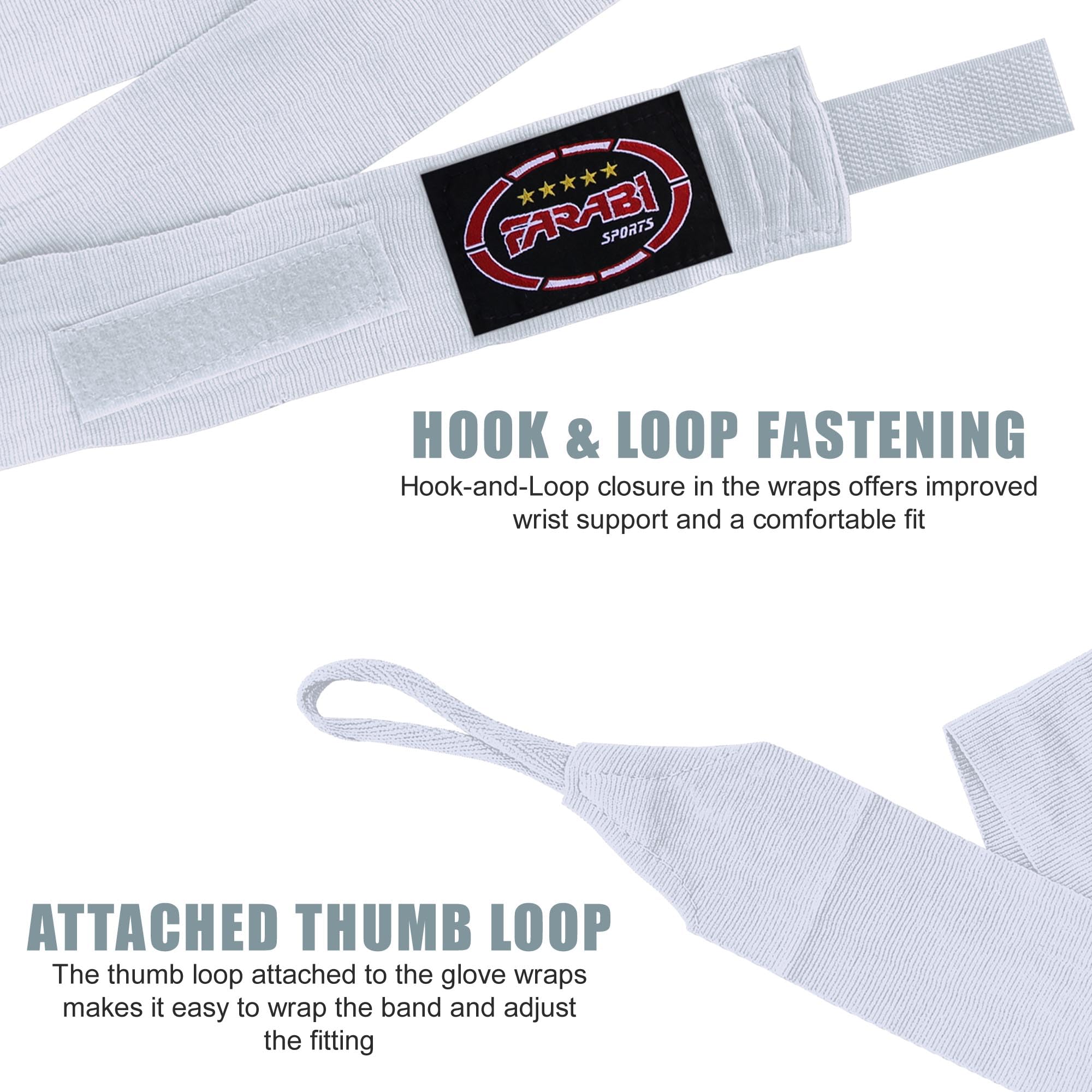 Snapklik.com : FARABI Kids Boxing Hand Wraps 2.5 Meters Junior Hand ...