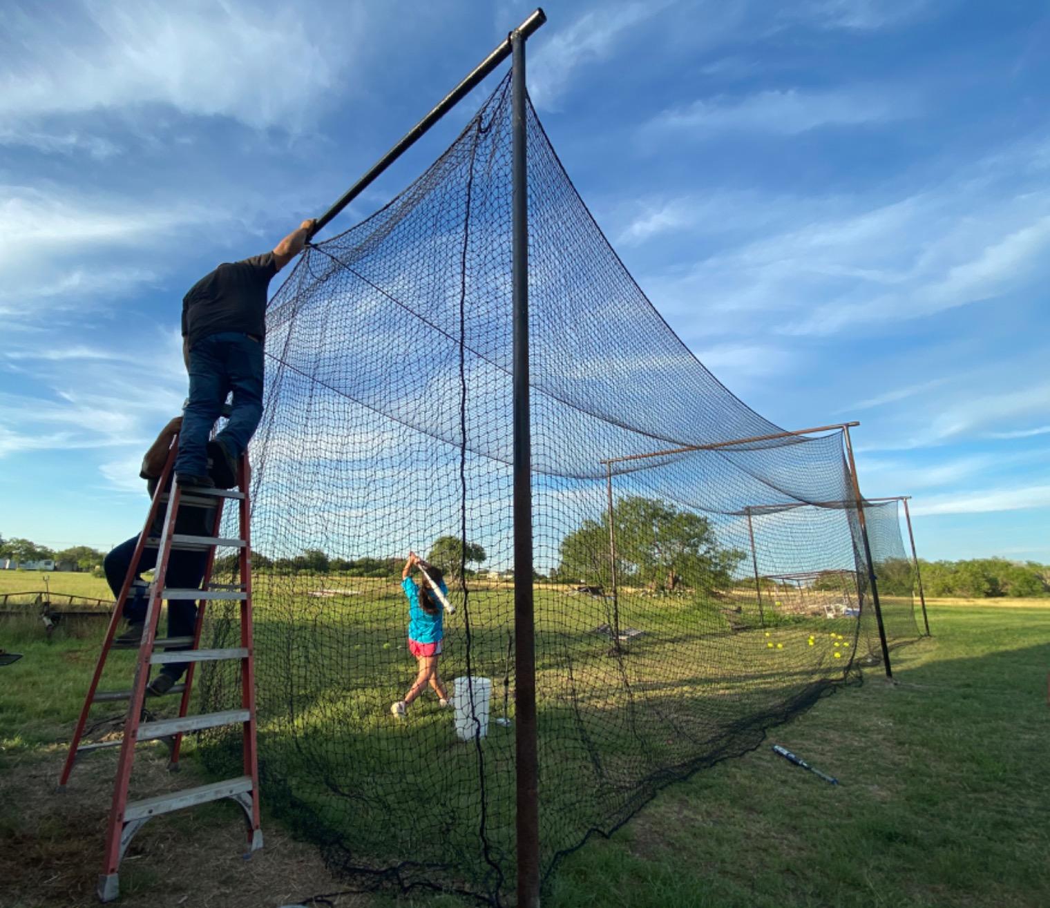 Amazon.com : Baseball Batting Cage Net Netting #42 (54 Ply ...