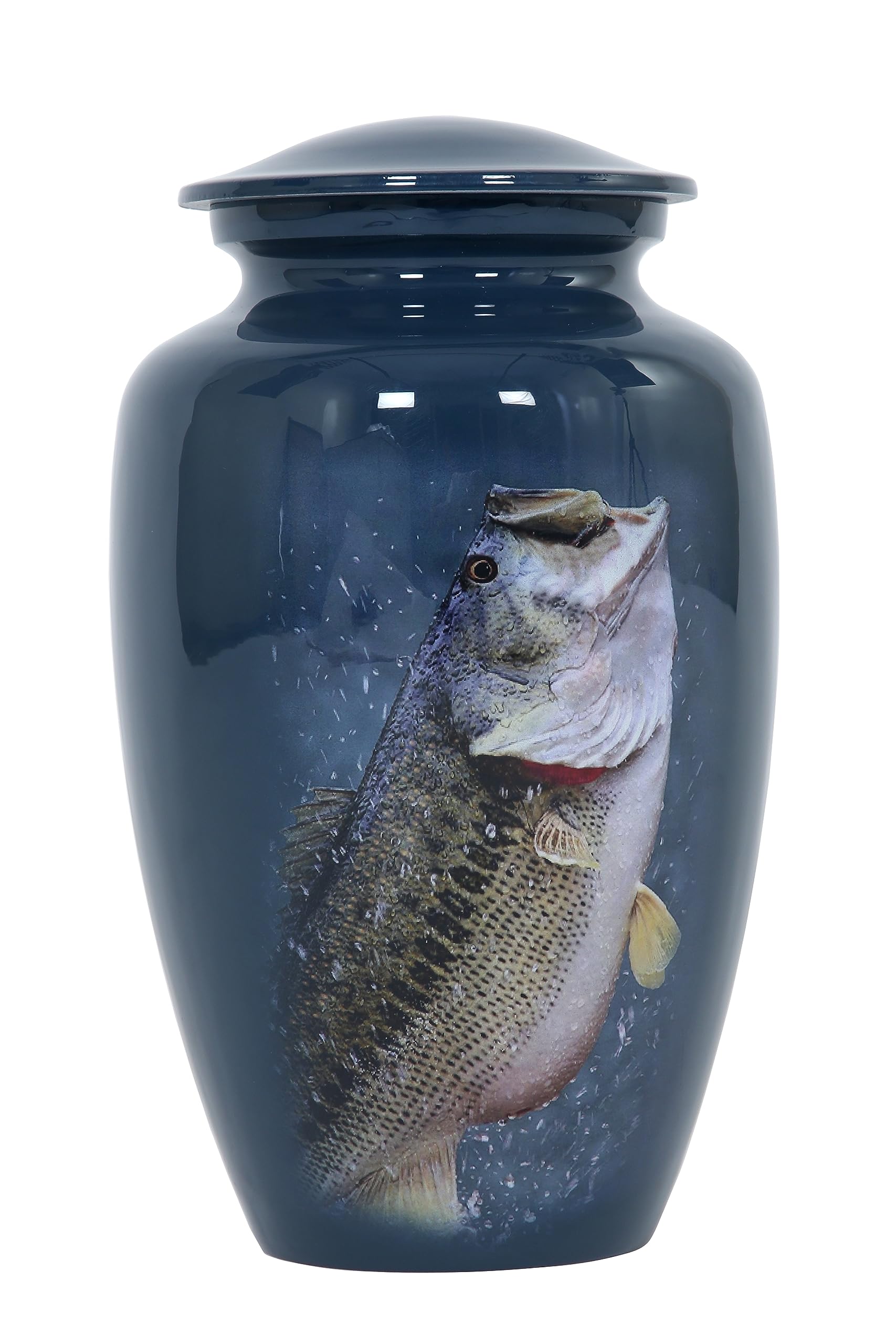 Amazon.com: Loving Memories Bass Fish Cremation Urn for Ashes | Sharing ...