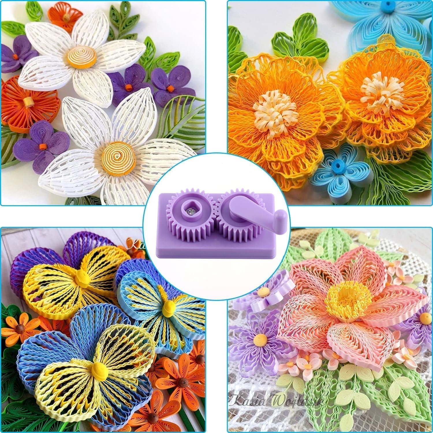 Snapklik.com : Quilling Crimper, Plastic Paper Quilling Tools, Quilling ...