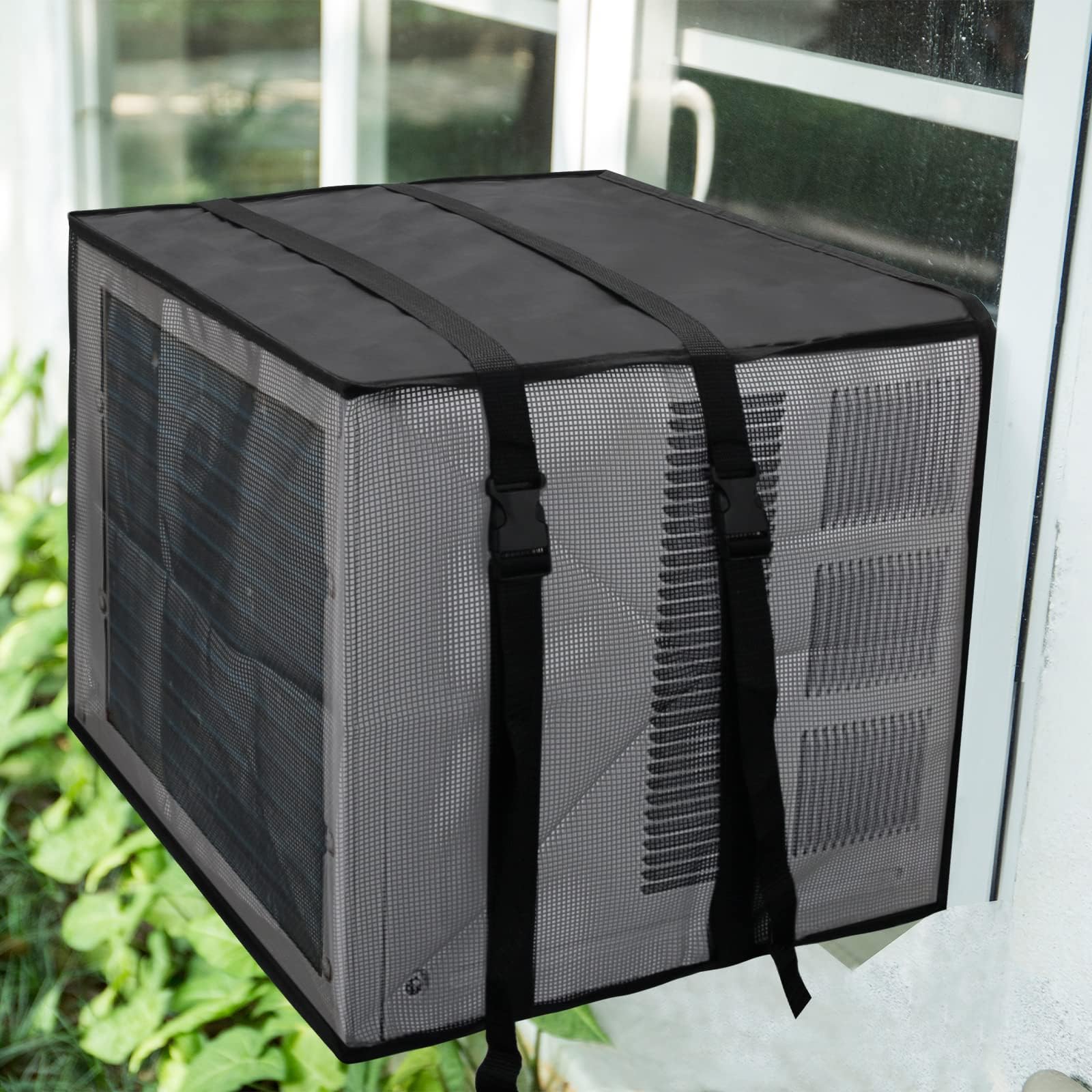 Amazon.com: Homakover AC Mesh Cover for Outdoor Window Air Conditioner ...
